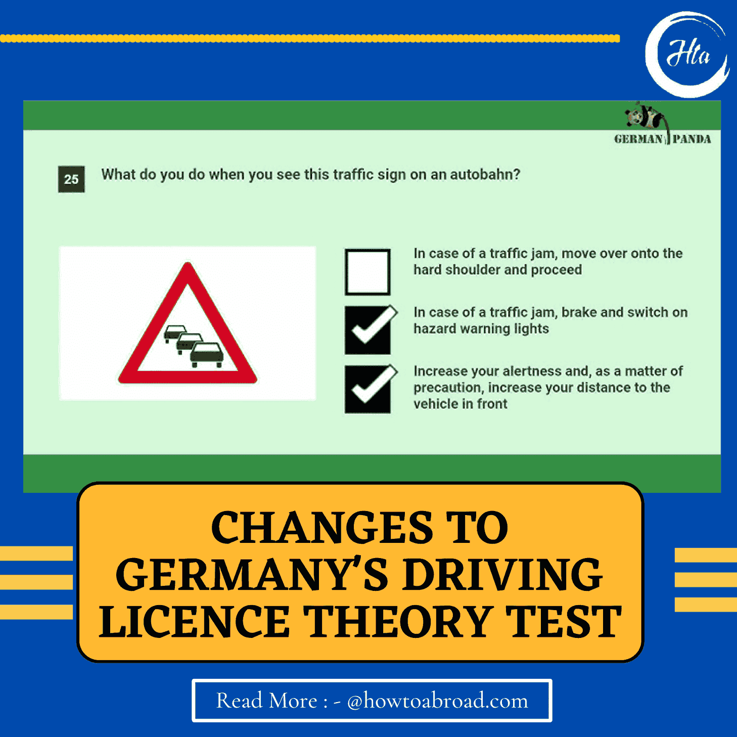Changes to Driving Licence Theory Test in Germany – HowToAbroad